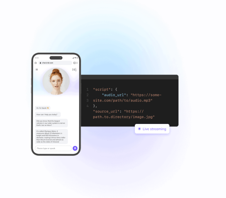Real-Time Ai Chat Bot | Conversational AI | D-ID