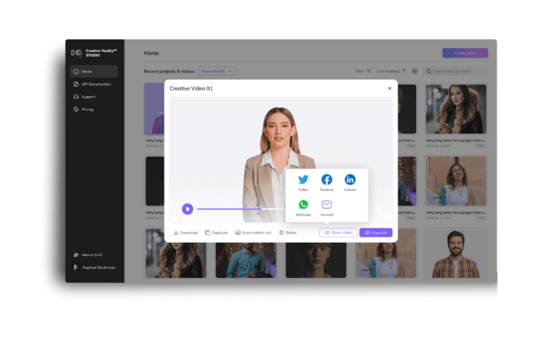 A Step-by-step Guide to Creating Videos with D-ID | D-ID