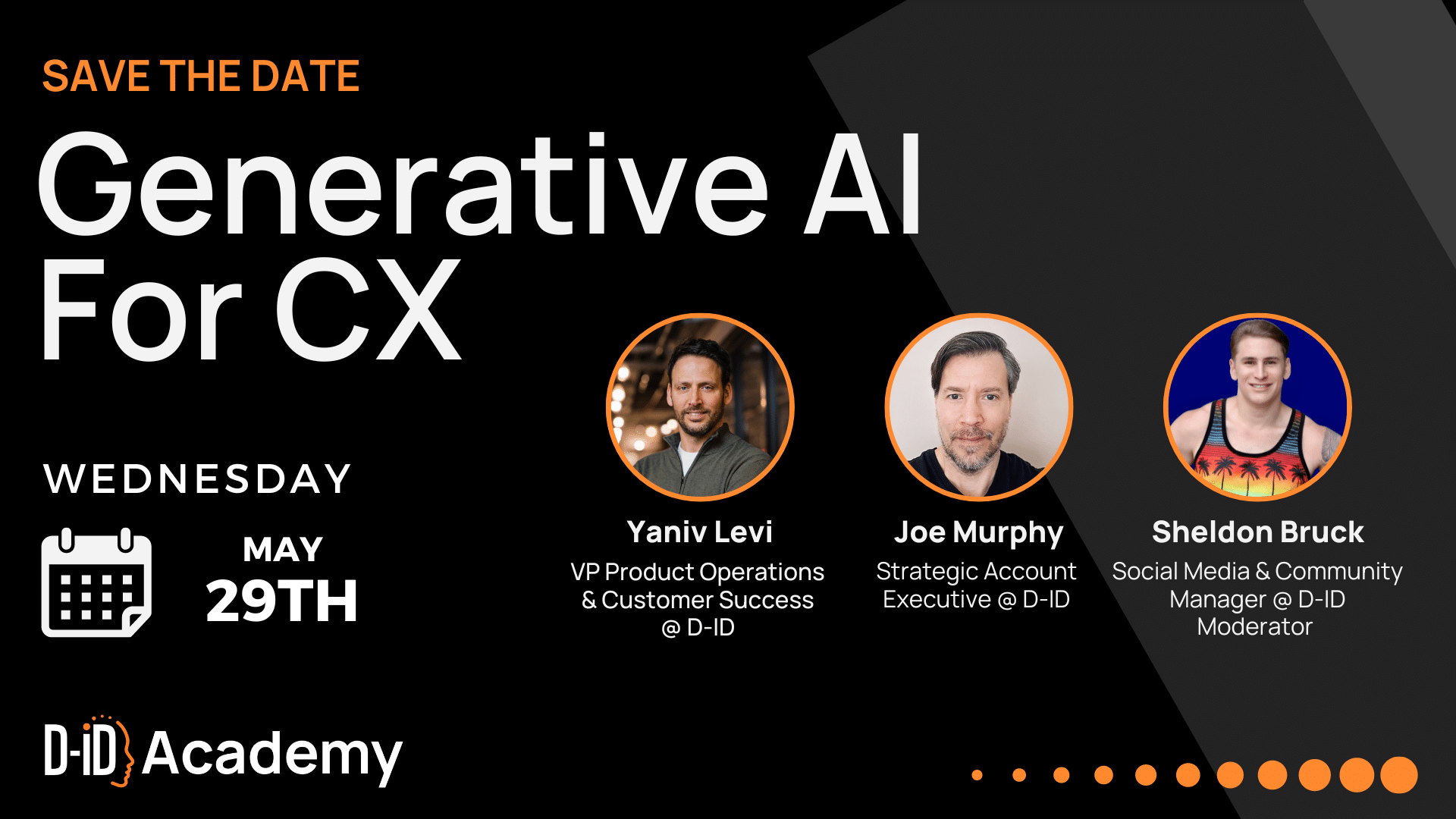 D-ID Academy Webinar: Generative AI for CX | D-ID